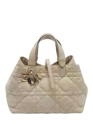 Dior 2024 Medium Toujours Cannage Tote Bag - Neutrals