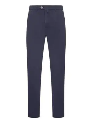 Kiton Slim-fit Tailored Trousers - Blue