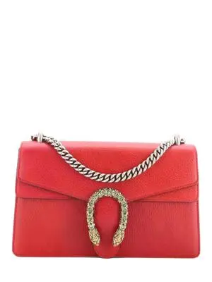 Gucci Dionysus Bag Leather Small Shoulder Bag - Red