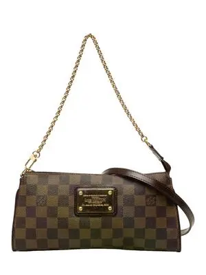LOUIS VUITTON 2007 Damier Ebene Eva Satchel