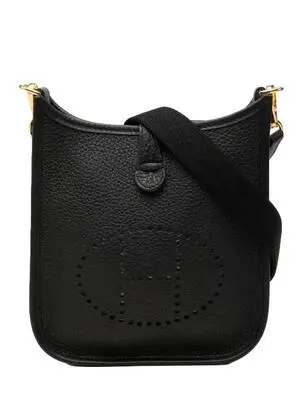 Hermès 2024 Clemence Evelyne I 16 Amazone Crossbody Bag Black