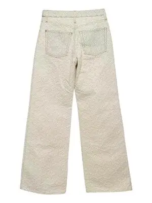 LOUIS VUITTON Monogram Flared Jeans - Neutrals