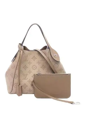 LOUIS VUITTON 2021-2026 Monogram Mahina Hina Pm Satchel - Neutrals