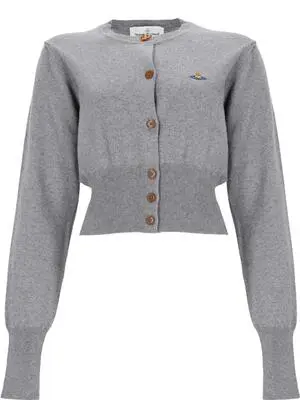 VIVIENNE WESTWOOD Cardigan Bea Cropped - Gray