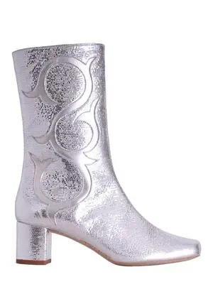 TERRY DE HAVILLAND Olivia Ankle Boot - Silver