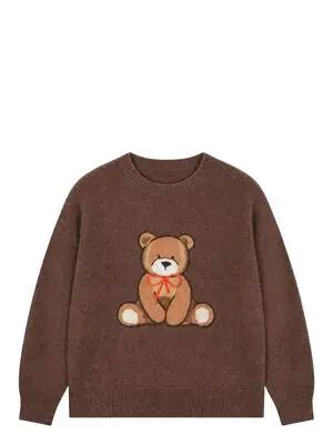 YUMI Yumi Teddy Bear Relaxed Jumper