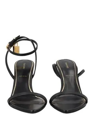 TOM FORD Sandalo Effetto Nudo A Punta - Black