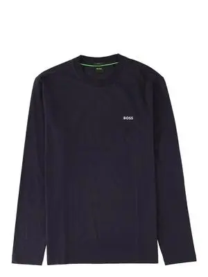 BOSS T-shirt Con Logo - Blue