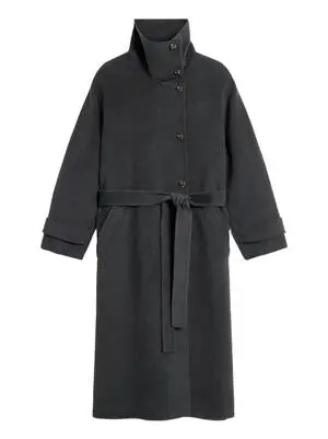 SOEUR James Belted High-neck Coat