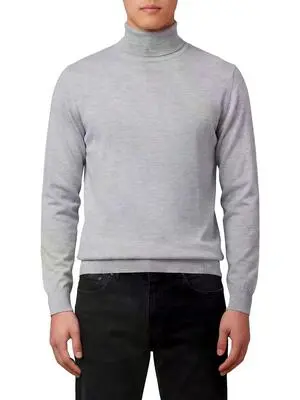 John Smedley Cherwell Roll-neck Sweater - Grey