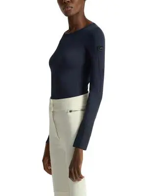 Fusalp Troop Ribbed-knit Ski Top - Blue