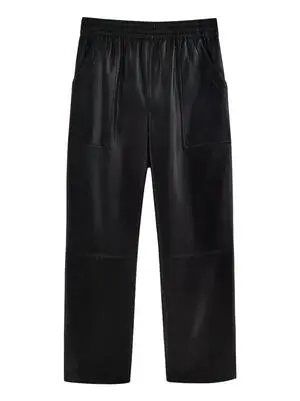 ANINE BING Billy Pants Recycled Leather - Black