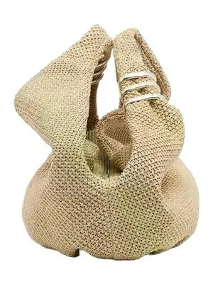 CHRISTOPHER ESBER Mini Deia Raffia-effect Tote Bag