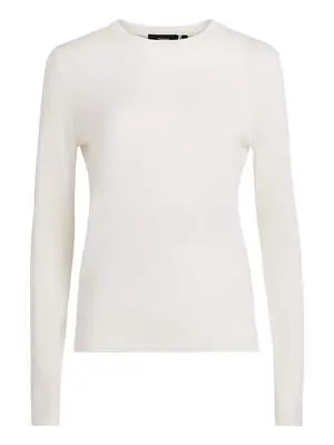 Theory Wool Long-sleeve T-shirt - Ivory