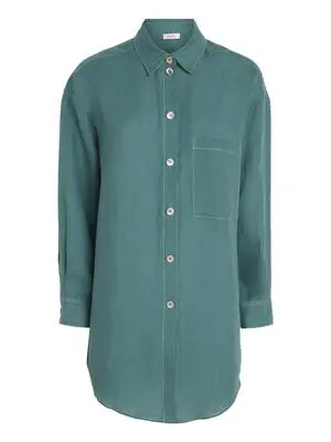 ERES Linen Flashing Shirt - Blue