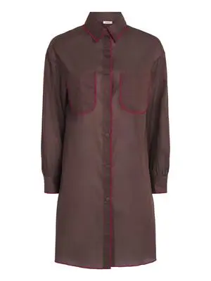 ERES Cotton Phare Shirt - Brown