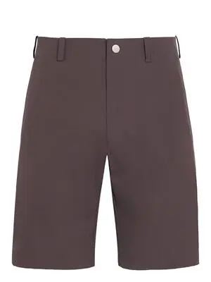 ALBA Cotton-blend Techno Shorts - Brown