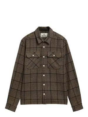 BARBOUR Houndstooth Check Overshirt
