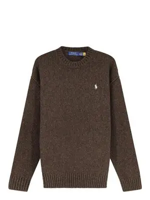 Polo Ralph Lauren Logo Ribbed Knitted Sweater - Green