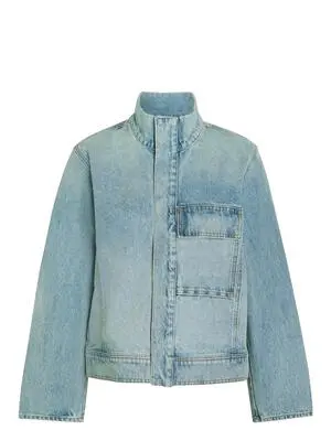 NILI LOTAN Long-sleeve Denim Jacket