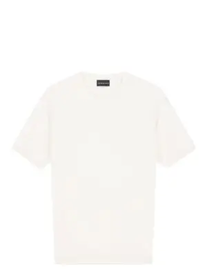 Emporio Armani Short-sleeved Sweater - White