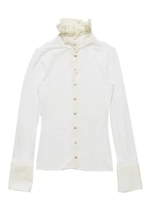 ACNE STUDIOS Acne Studios High Neck Ruffled Shirt