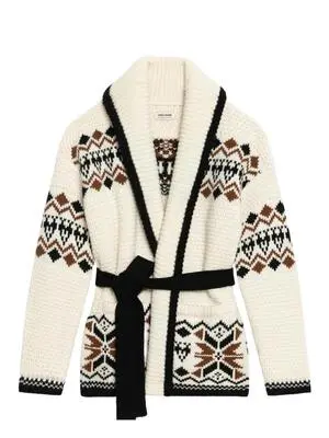 ZADIG&VOLTAIRE Zadig  Voltaire Erra Belted Patterned Cardigan