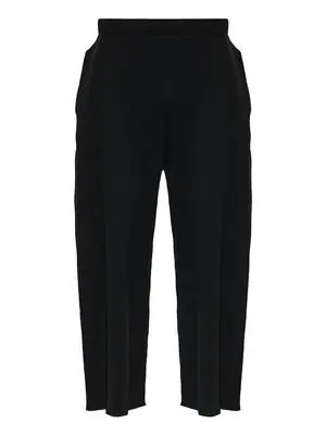 Issey Miyake Pleated Casual Trousers - Black