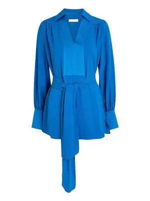 JOSEPH Bow-tie Belt Cover-up - Blue