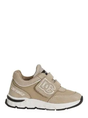Dolce & Gabbana Logo-patch Sneakers - Beige