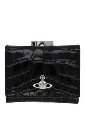 VIVIENNE WESTWOOD Portafoglio Small Frame - Black