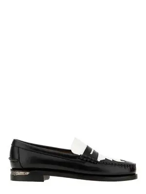 SEBAGO Dan Scarabeo Bi Leather Penny Loafers Black 1