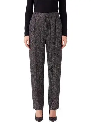 Missoni High-waisted Wide-leg Viscose Blend Trousers With Pleats - Black