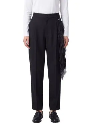 DARKPARK Pleated Straight-leg Tailored Trousers In Wool Blend