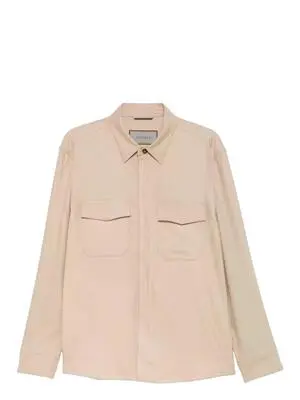 Canali Button-up Flap-pocket Jacket - Neutrals