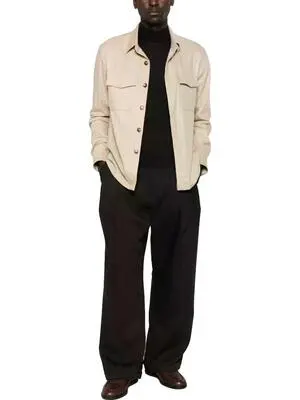 Canali Button-up Flap-pocket Jacket - Neutrals