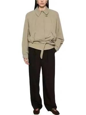 Magda Butrym Belted Button-up Jacket - Neutrals