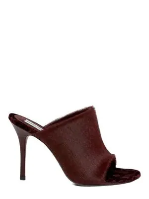 Christopher Esber Carla Haircalf Mules - Red