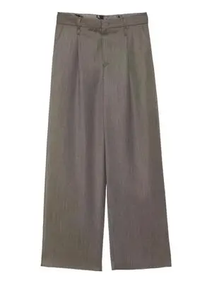 Emporio Armani Pleated Trousers - Neutrals