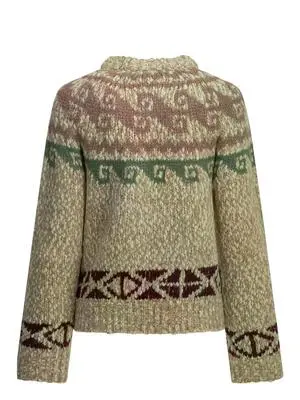 MONCLER Fair-isle-knit Sweater