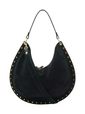 Isabel Marant Étoile Oskan Soft L Suede Bag - Black