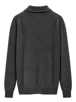 COSTUMEIN Pablo Long-sleeve Polo Shirt - Grey
