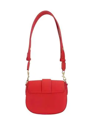 Moschino Logo-plaque Shoulder Bag Red