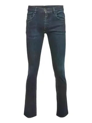 Prada Faded-effect Slim-fit Jeans - Blue