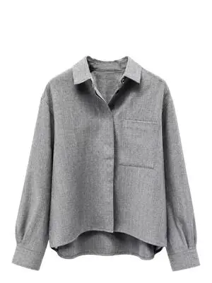 NINE:INTHE:MORNING Arizona Pinstripe Shirt - Grey