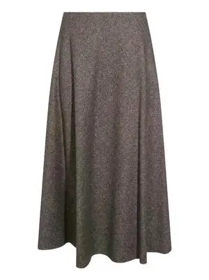 Tagliatore A-line Skirt - Brown