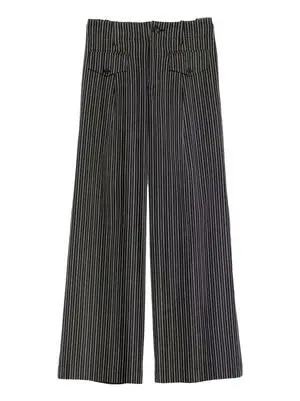 ISSEY MIYAKE Allow Stripe Straight Trousers