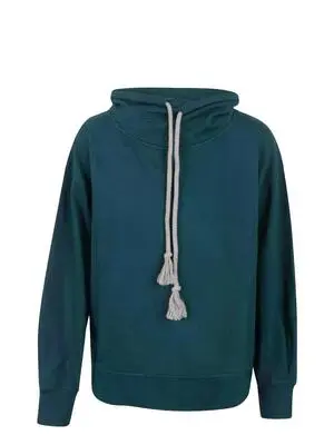 NOUMENO CONCEPT Tassel-drawstring Funnel-neck Sweatshirt