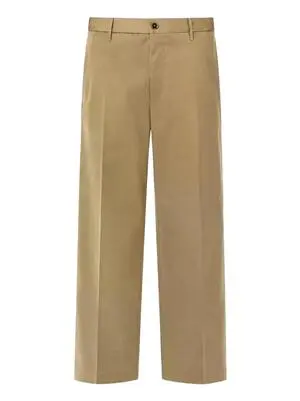NINE:INTHE:MORNING Sylas Pressed-crease Trousers - Neutrals