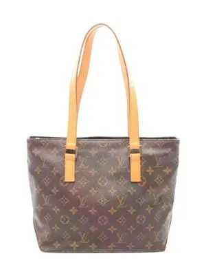 LOUIS VUITTON 2003 Monogram Cabas Piano Tote Bag - Brown